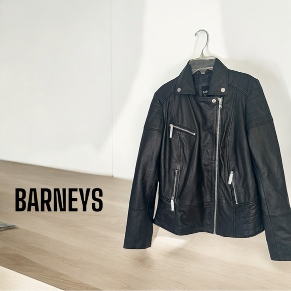 Barneys New York | Jackets & Coats | Barney Original Real Leather ...